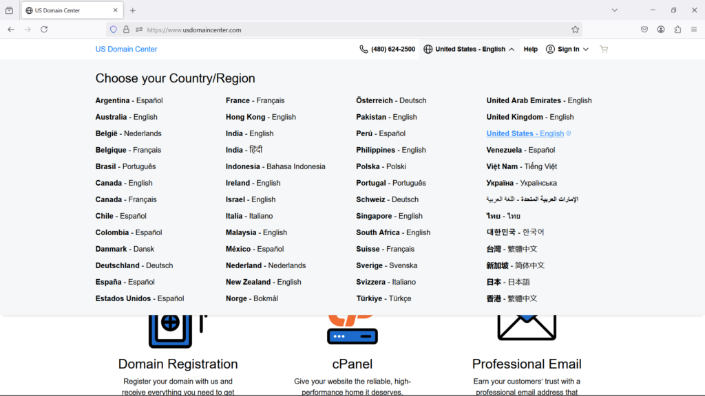 美国域名中心US Domain Center支持全球所有国家和地区, 助您轻松创建WordPress网站: 适合所有人的逐步指南